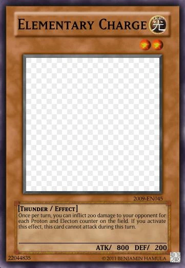 Elementary Charge | Yu-Gi-Oh Card Maker Wiki | Fandom