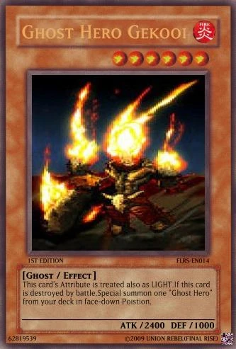 Ghost Hero Gekooi | Yu-Gi-Oh Card Maker Wiki | Fandom