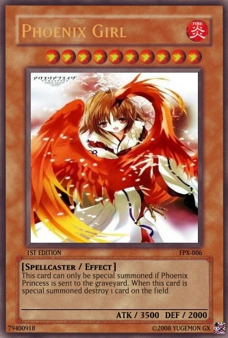 Phoenix Girl | Yu-Gi-Oh Card Maker Wiki | Fandom