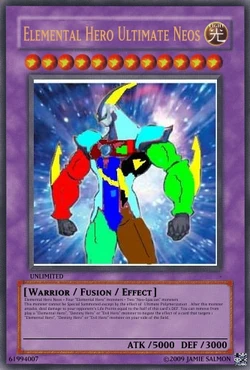 Elemental HERO Ultimate Neos | Yu-Gi-Oh Card Maker Wiki | Fandom