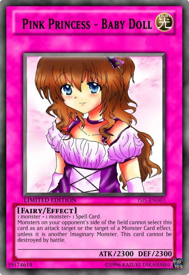 Pink Princess - Baby Doll | Yu-Gi-Oh Card Maker Wiki | Fandom