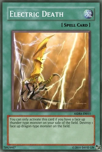 Electric Death | Yu-Gi-Oh Card Maker Wiki | Fandom