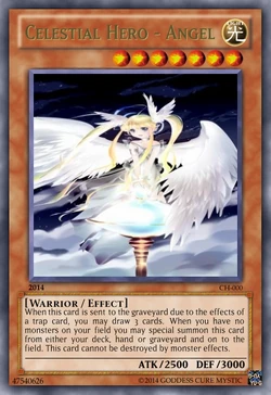 Celestial HERO - Angel | Yu-Gi-Oh Card Maker Wiki | Fandom