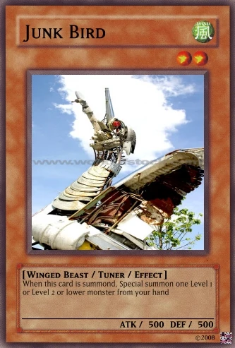 Junk Bird | Yu-Gi-Oh Card Maker Wiki | Fandom