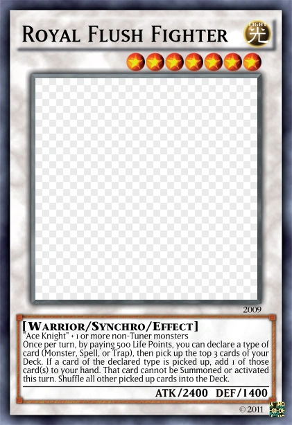 Royal Flush Fighter | Yu-Gi-Oh Card Maker Wiki | Fandom