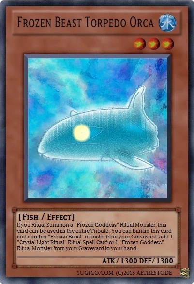 Frozen Beast Torpedo Orca | Yu-Gi-Oh Card Maker Wiki | Fandom
