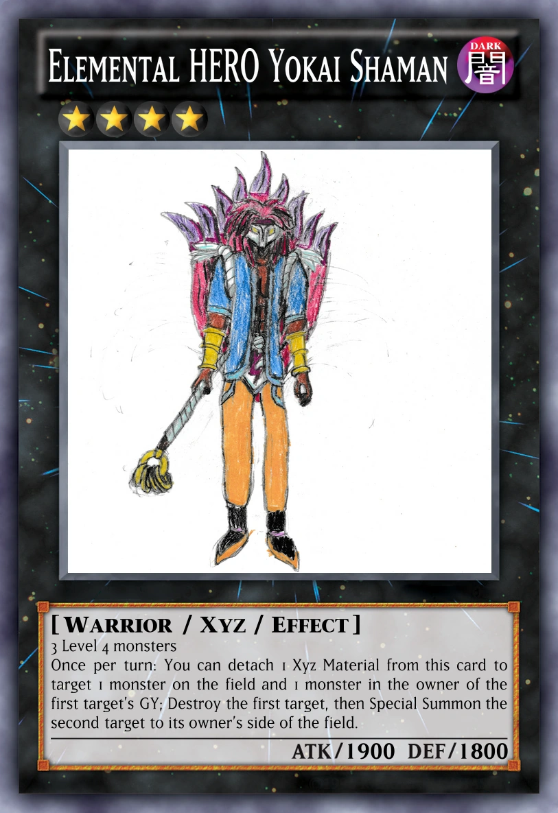 Elemental HERO Yokai Shaman | Yu-Gi-Oh Card Maker Wiki | Fandom