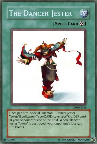 The Dancer Jester | Yu-Gi-Oh Card Maker Wiki | Fandom