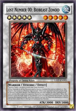 Lost Number 00: Biobeast Zonoid | Yu-Gi-Oh Card Maker Wiki | Fandom