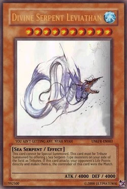 Divine Serpent Leviathan | Yu-Gi-Oh Card Maker Wiki | Fandom