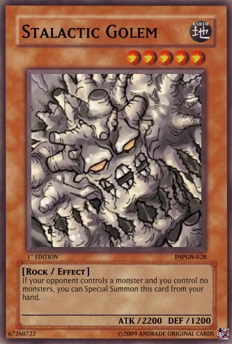 Stalactic Golem | Yu-Gi-Oh Card Maker Wiki | Fandom