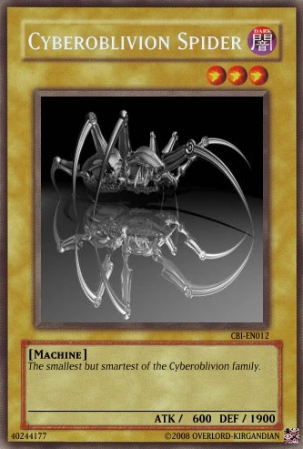 Cyberoblivion Spider | Yu-Gi-Oh Card Maker Wiki | Fandom