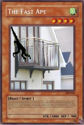 The Fast Ape | Yu-Gi-Oh Card Maker Wiki | Fandom