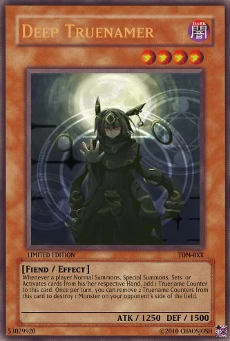 Deep Truenamer | Yu-Gi-Oh Card Maker Wiki | Fandom
