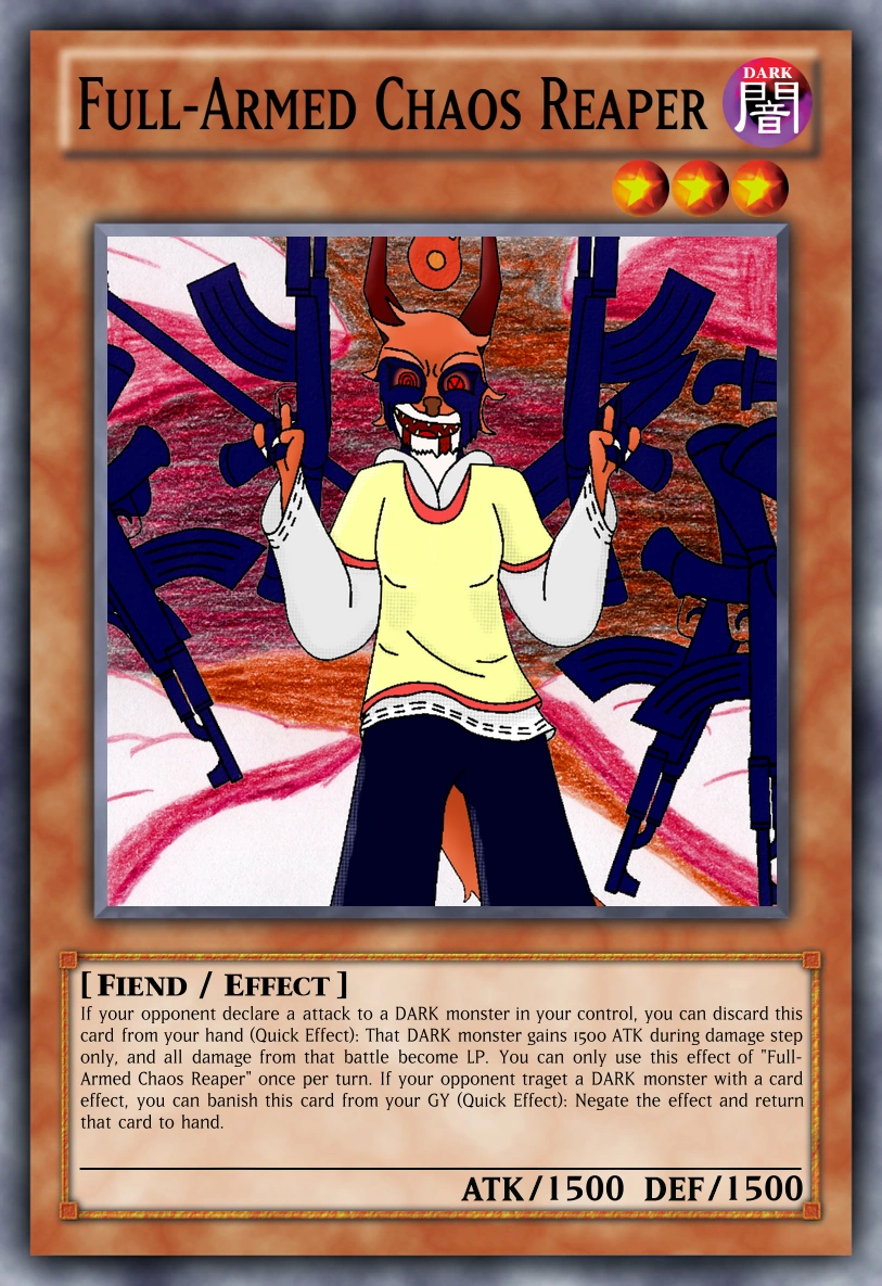 Full-Armed Chaos Reaper | Yu-Gi-Oh Card Maker Wiki | Fandom