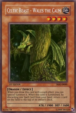 Celtic Beast - Wales the Calm | Yu-Gi-Oh Card Maker Wiki | Fandom