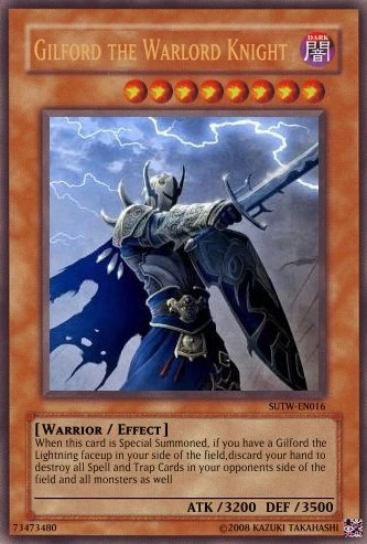 Gilford the Warlord Knight | Yu-Gi-Oh Card Maker Wiki | Fandom