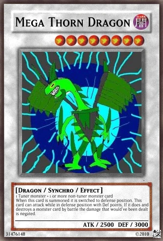 Mega Thorn Dragon | Yu-Gi-Oh Card Maker Wiki | Fandom