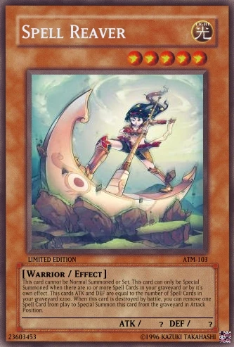 Spell Reaver (Card) | Yu-Gi-Oh Card Maker Wiki | Fandom