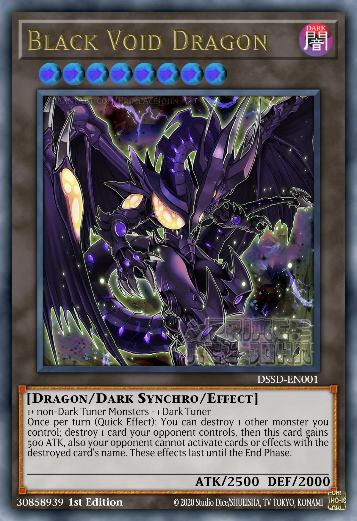 Black Void Dragon | Yu-Gi-Oh Card Maker Wiki | Fandom