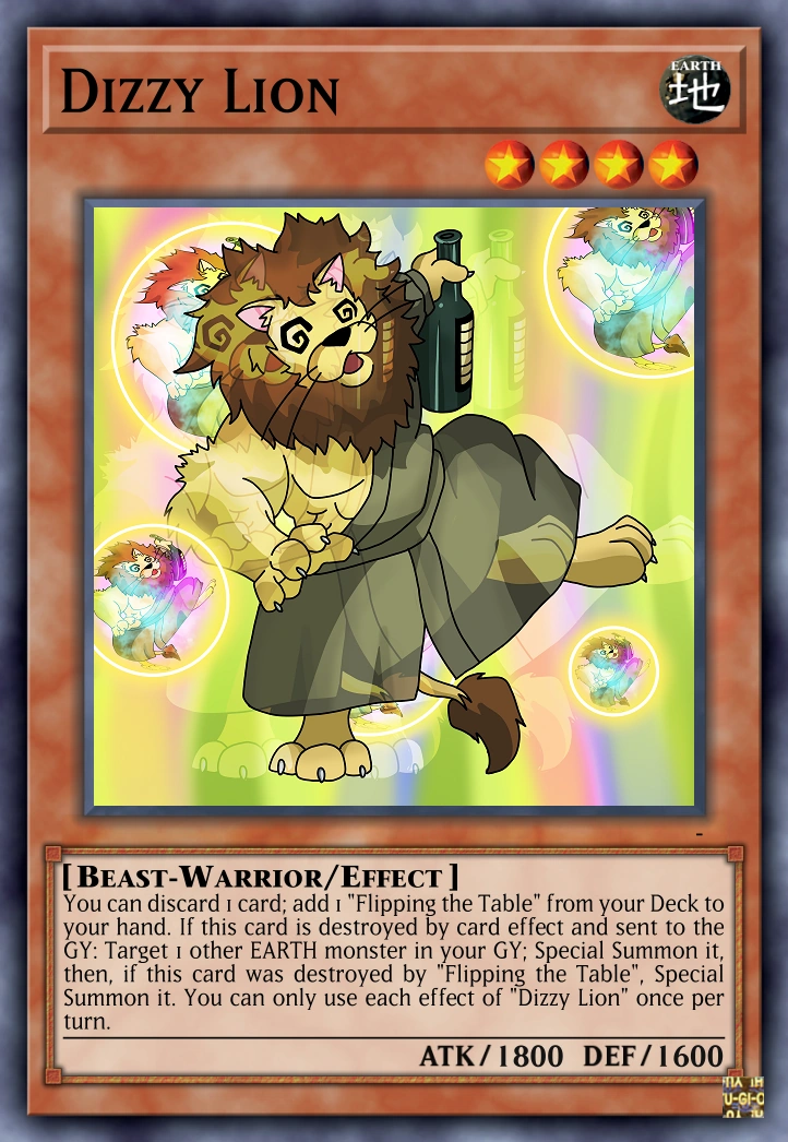 Dizzy Lion | Yu-Gi-Oh Card Maker Wiki | Fandom