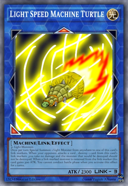 Light Speed Machine Turtle | Yu-Gi-Oh Card Maker Wiki | Fandom