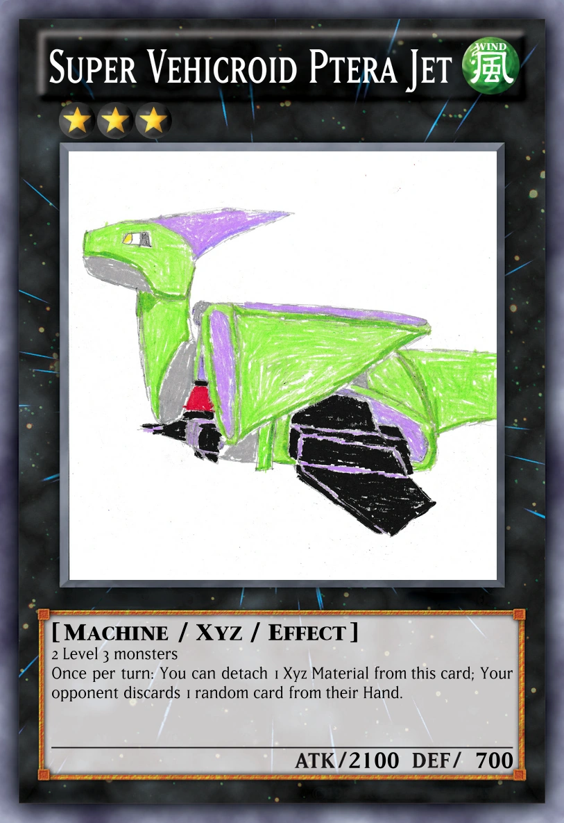 Super Vehicroid Ptera Jet | Yu-Gi-Oh Card Maker Wiki | Fandom