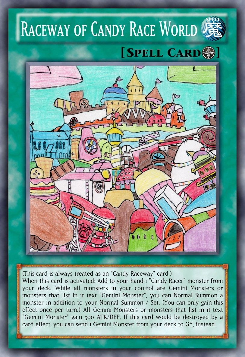 Raceway of Candy Race World | Yu-Gi-Oh Card Maker Wiki | Fandom