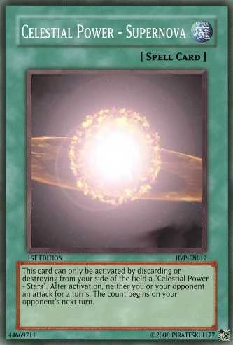 Celestial Power - Supernova | Yu-Gi-Oh Card Maker Wiki | Fandom