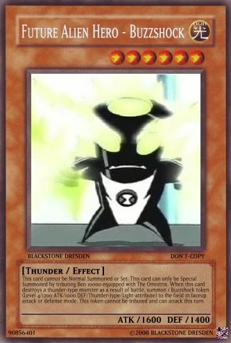Future Alien Hero - Buzzshock | Yu-Gi-Oh Card Maker Wiki | Fandom