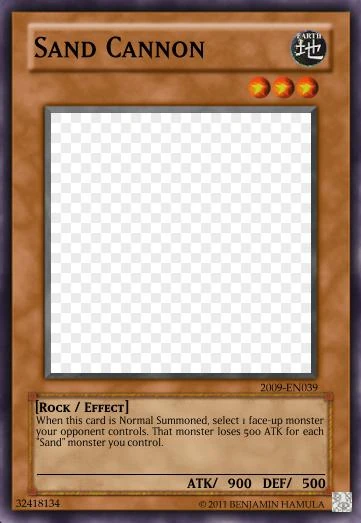 Sand Cannon | Yu-Gi-Oh Card Maker Wiki | Fandom