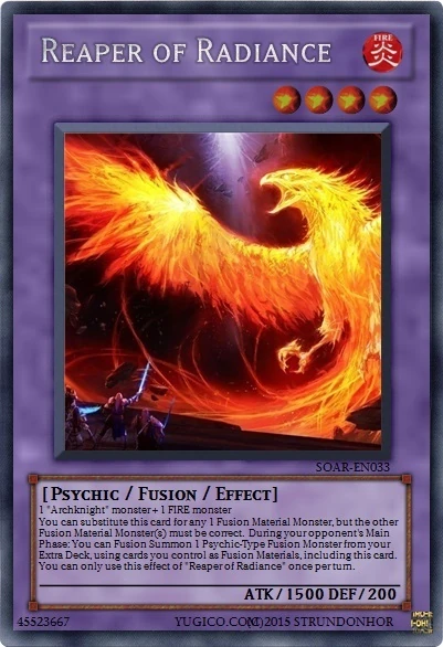 Reaper of Radiance | Yu-Gi-Oh Card Maker Wiki | Fandom