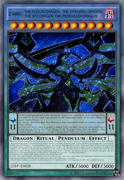 Category:Ritual Pendulum Monsters | Yu-Gi-Oh Card Maker Wiki | Fandom