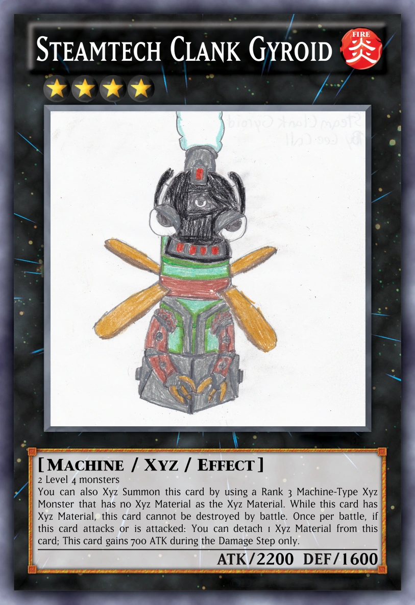 Steamtech Clank Gyroid | Yu-Gi-Oh Card Maker Wiki | Fandom