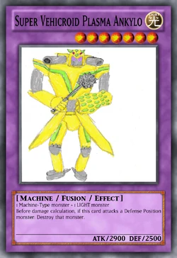 Super Vehicroid Plasma Ankylo | Yu-Gi-Oh Card Maker Wiki | Fandom