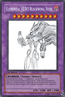 Elemental HERO Blackwing Neos | Yu-Gi-Oh Card Maker Wiki | Fandom