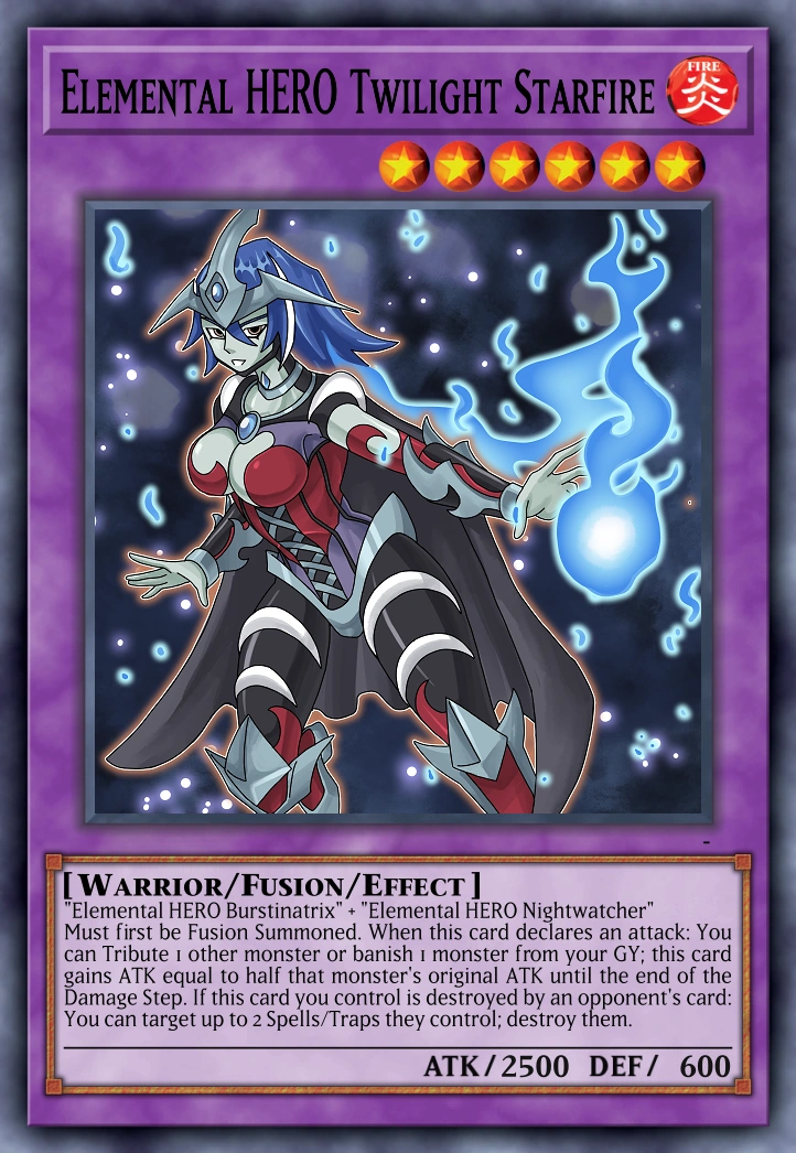 Elemental HERO Twilight Starfire | Yu-Gi-Oh Card Maker Wiki | Fandom