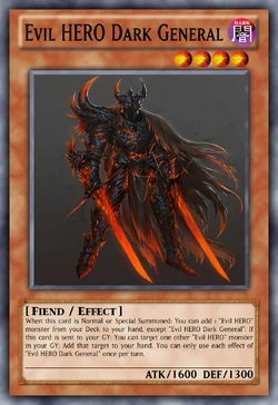 Evil HERO Dark General | Yu-Gi-Oh Card Maker Wiki | Fandom