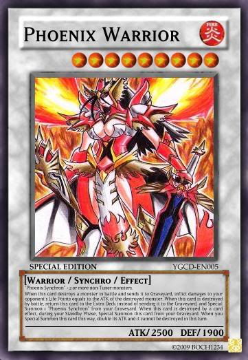 Phoenix Warrior (Synchro) | Yu-Gi-Oh Card Maker Wiki | Fandom