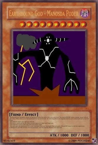 Earthbound God - Manosda Poder | Yu-Gi-Oh Card Maker Wiki | Fandom