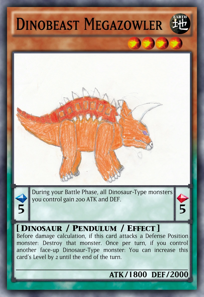 Dinobeast Megazowler | Yu-Gi-Oh Card Maker Wiki | Fandom
