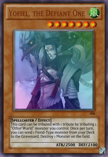 Yofiel, the Defiant One | Yu-Gi-Oh Card Maker Wiki | Fandom