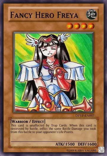 Fancy HERO Freya (Original) | Yu-Gi-Oh Card Maker Wiki | Fandom