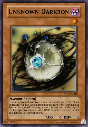 Unknown Darkron | Yu-Gi-Oh Card Maker Wiki | Fandom