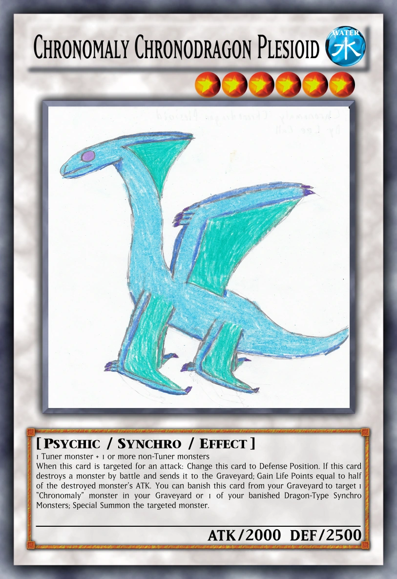 Chronomaly Chronodragon Plesioid | Yu-Gi-Oh Card Maker Wiki | Fandom