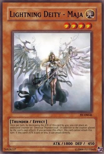 Lightning Deity - Maja | Yu-Gi-Oh Card Maker Wiki | Fandom
