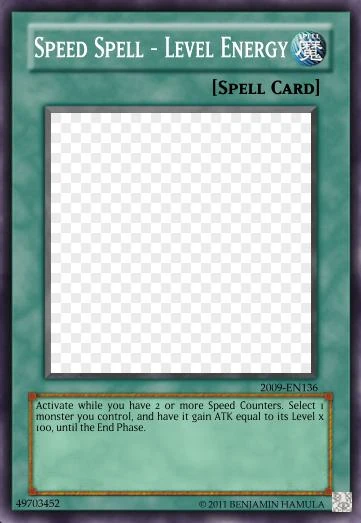 Speed Spell - Level Energy | Yu-Gi-Oh Card Maker Wiki | Fandom