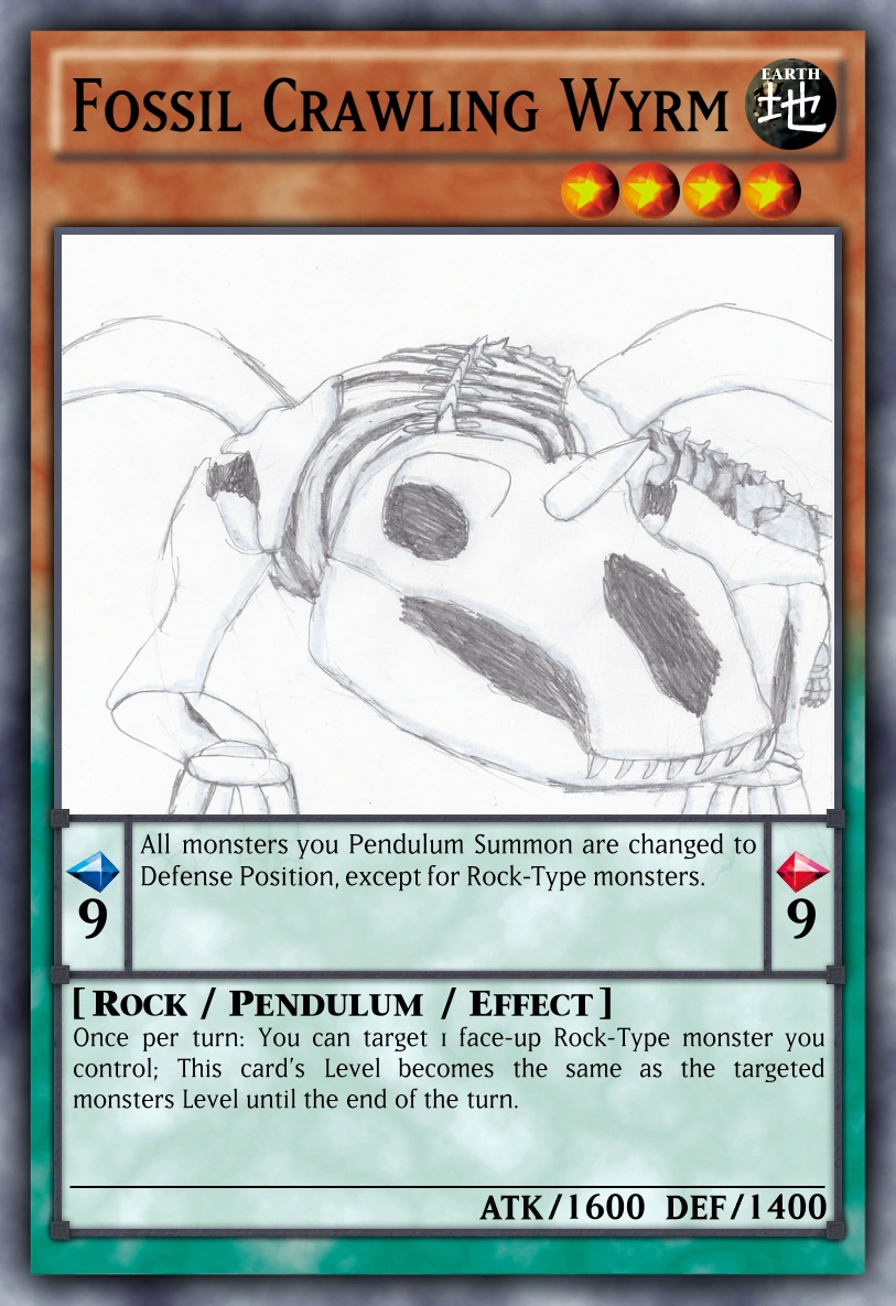 Fossil Crawling Wyrm | Yu-Gi-Oh Card Maker Wiki | Fandom