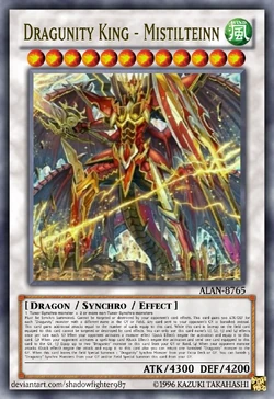 Dragunity King - Mistilteinn | Yu-Gi-Oh Card Maker Wiki | Fandom
