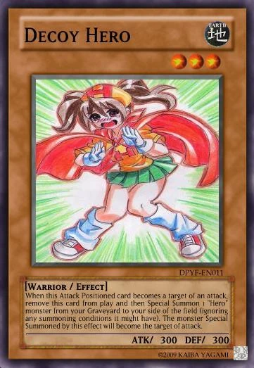 Decoy Hero | Yu-Gi-Oh Card Maker Wiki | Fandom